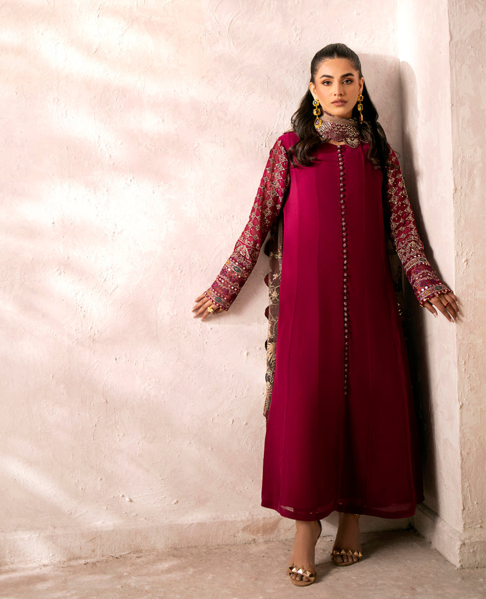 XENIA FORMALS - 3 PC STITCHED SUIT - ZEAH – AMAYASHOP.com